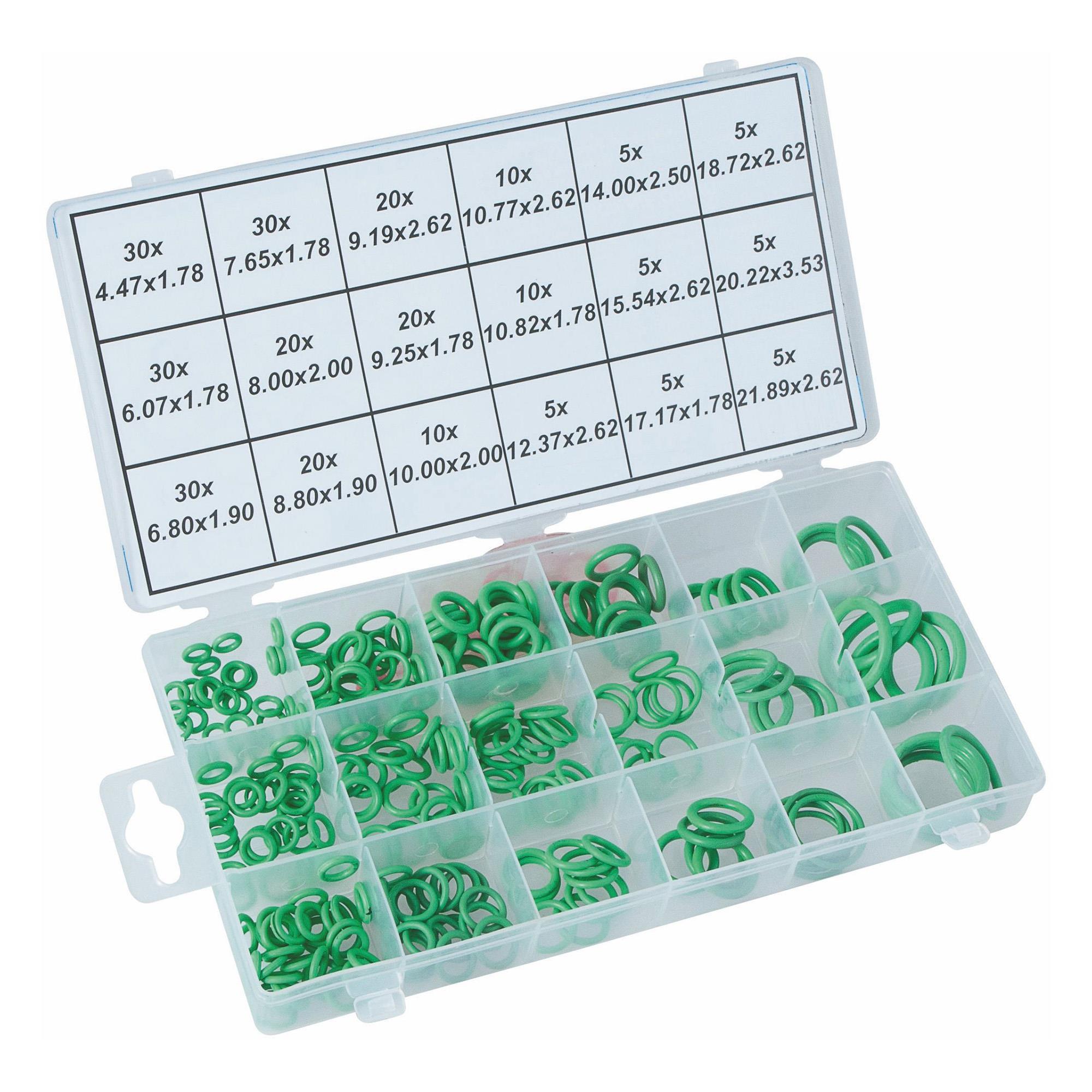 HNBR O-Ring-Sortiment, 4,47-21.89 mm Ø, 265-tlg. | O- und Dichtringe ...