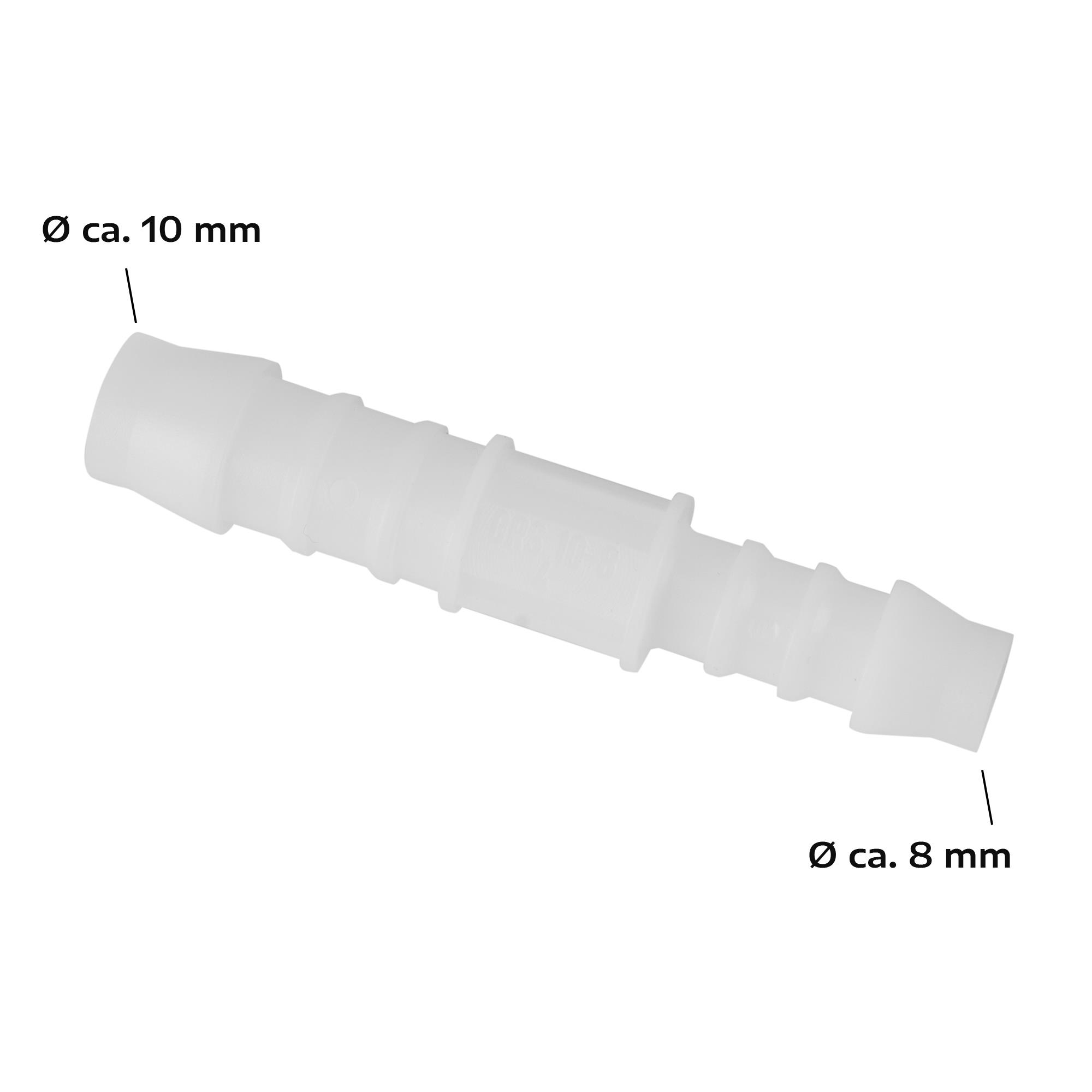 Reduzierstutzen, gerade 10 auf 8 mm | Werkzeugersatzteile ...