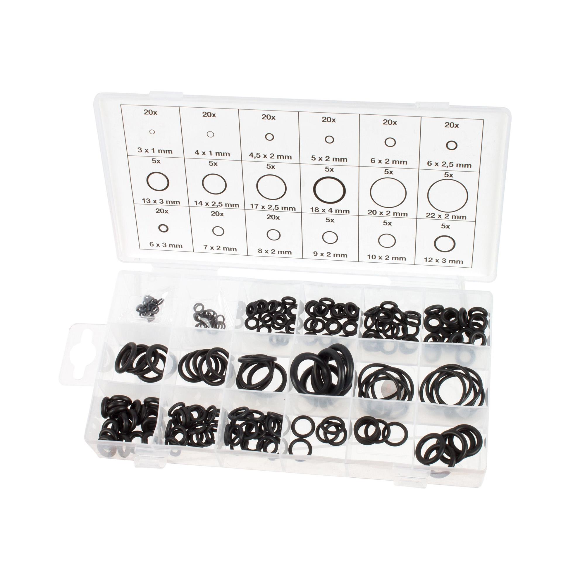 O-Ring-Sortiment, 225-tlg., 3-22 mm Ø | O- und Dichtringe ...